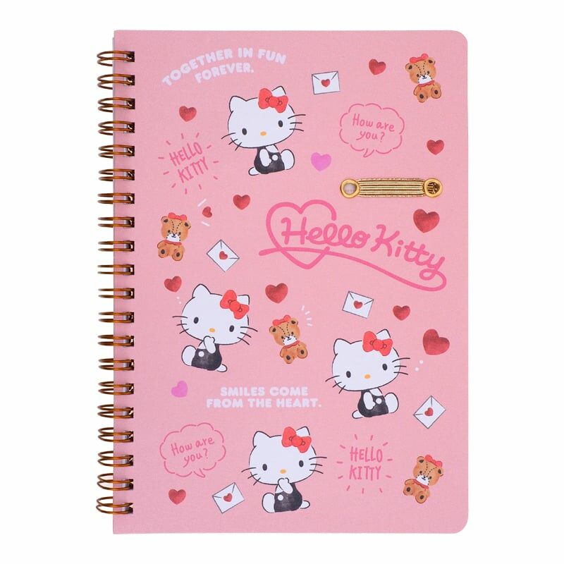 Hello Kitty 線圈簿連筆插