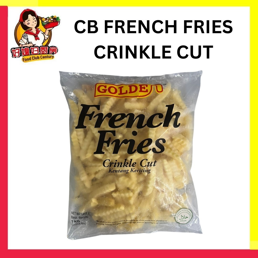 CB GOLDE FRENCH FRIES CRINKLE CUT 1KG
