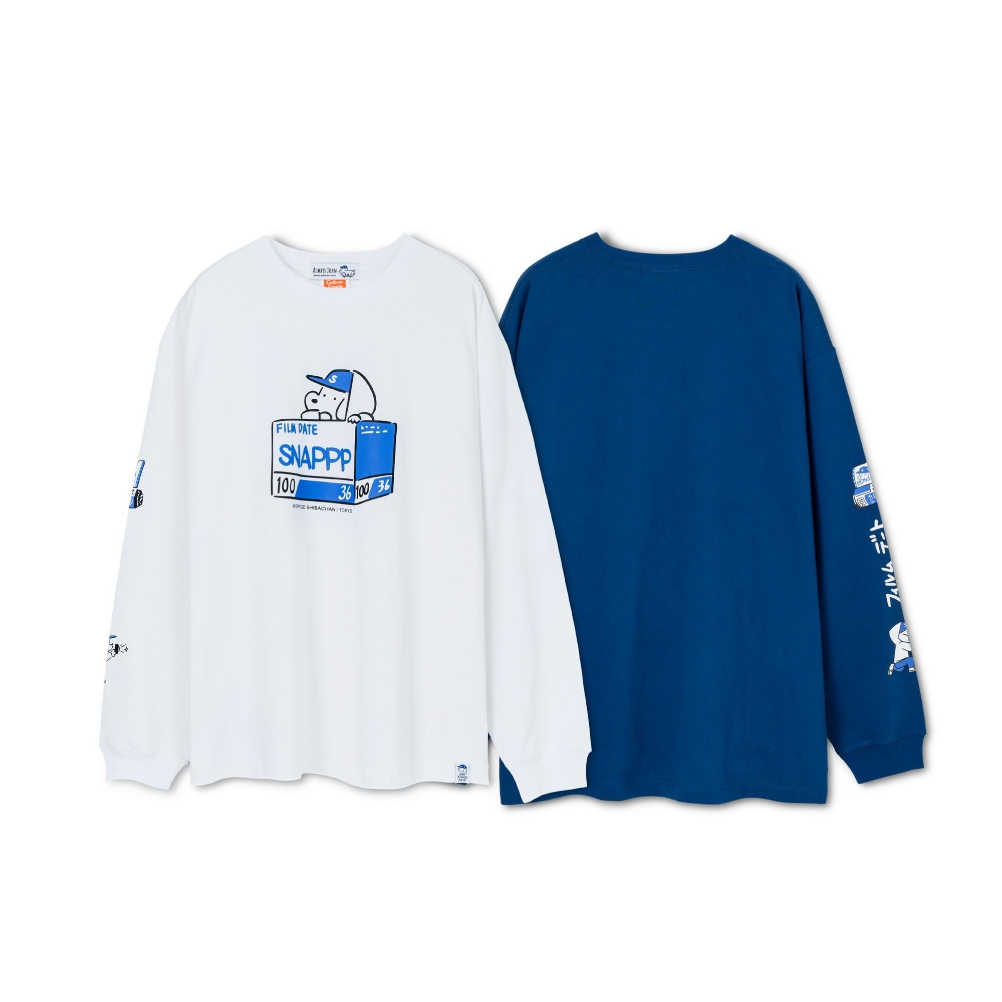| SNAPPP AND JOHN | Film Date Graphic Long Sleeves Tee