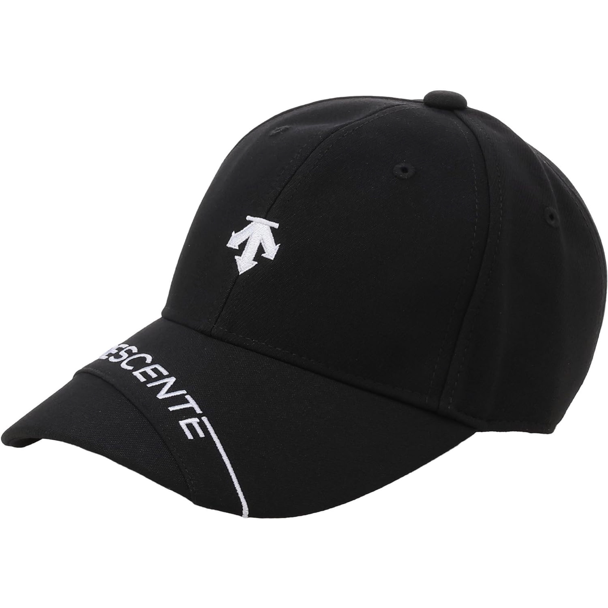 【💥日本直送】DESCENTE cap帽 鴨舌帽 帽子 2023秋冬款 吸汗速乾 透氣 黑色