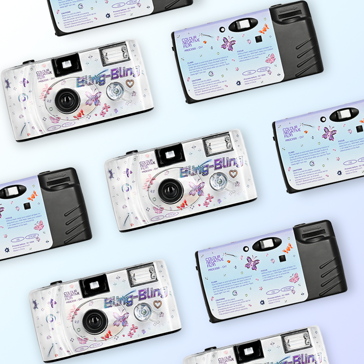 Bling Bling 一次性即可拍 Y2K 千禧風 復古 特效底片 27張