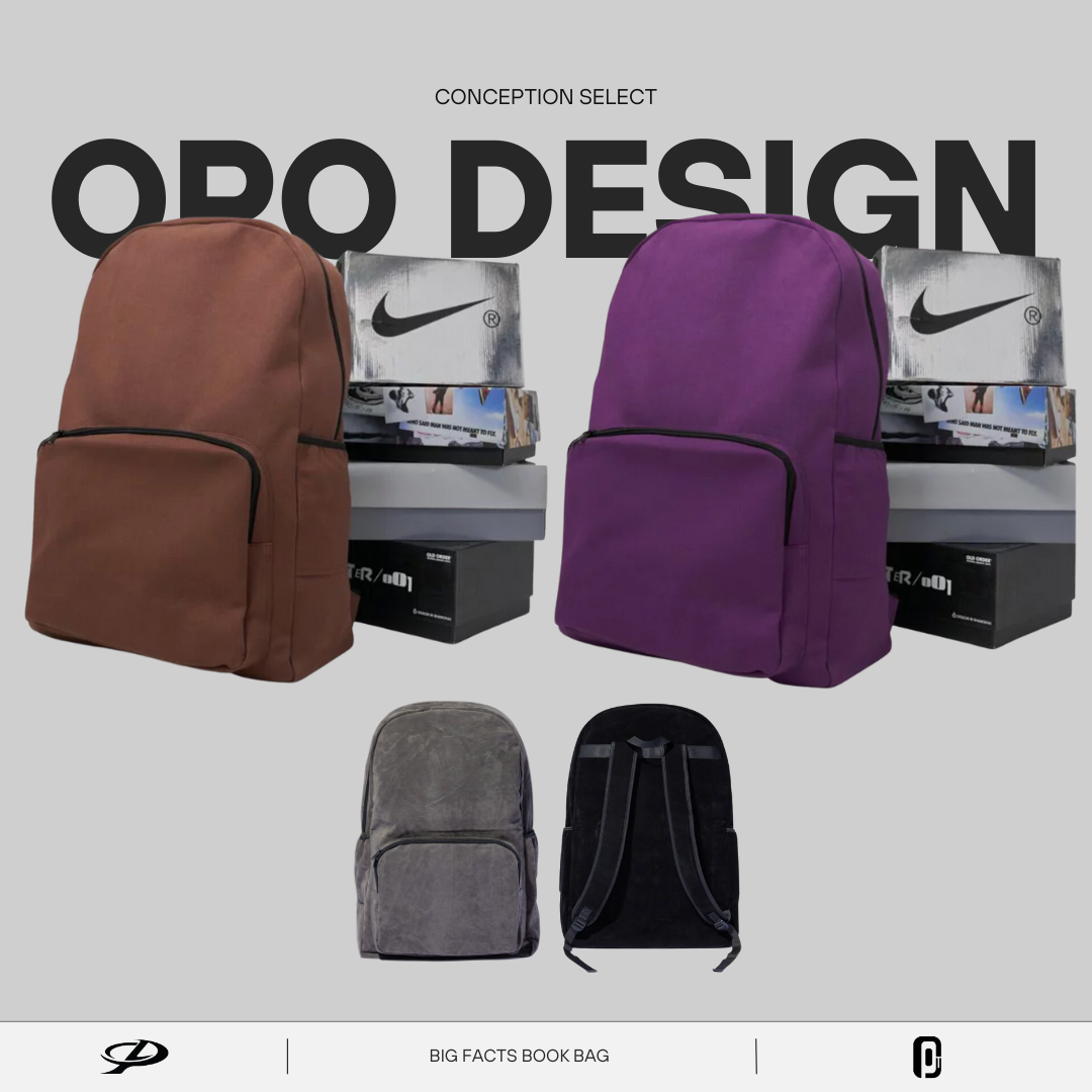 OPO DESIGN BIG FACTS BOOK BAG 巨型書包