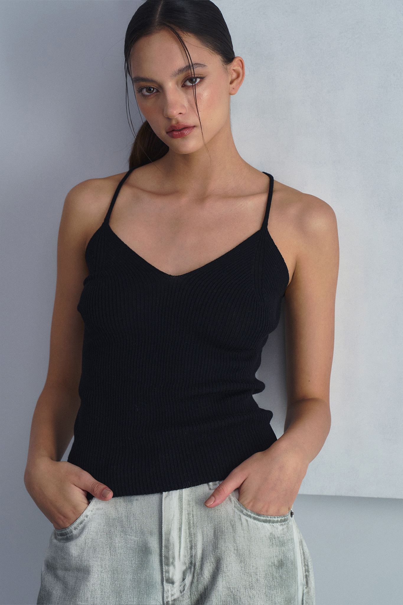 FuFu Knit Top - Black