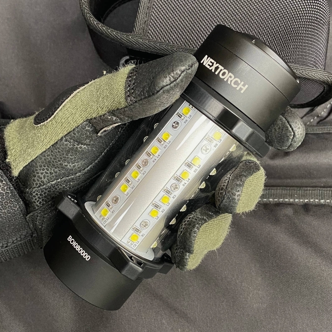Nextorch ND20 8000lm USB-C充電 延時 閃光+警報器