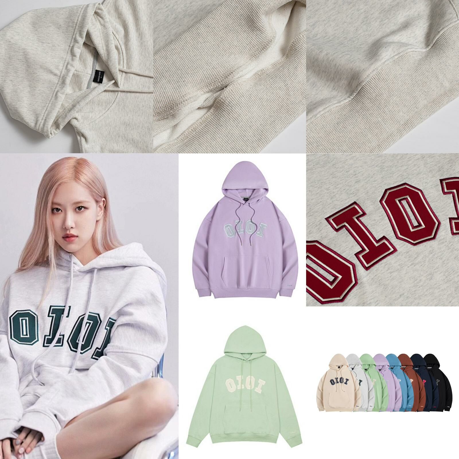 OiOi 經典系列有帽衞衣