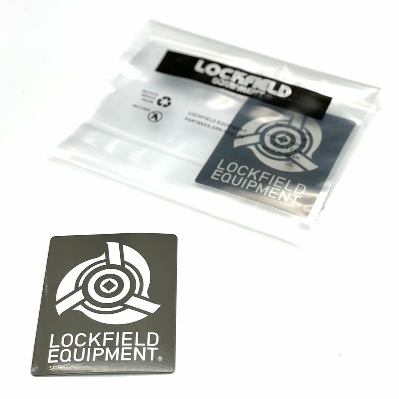 LOCKFIELD EQUIPMEN｜LOGO貼紙\兩色