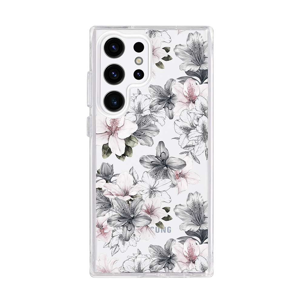 【插畫家聯名】樂意絳色細語防摔透明SAMSUNG手機殼｜三星手機殼推薦｜TOYSELECT