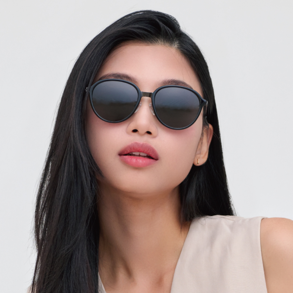 【CARIN】RONAD B C1 橢圓框太陽眼鏡(偏光鏡片)