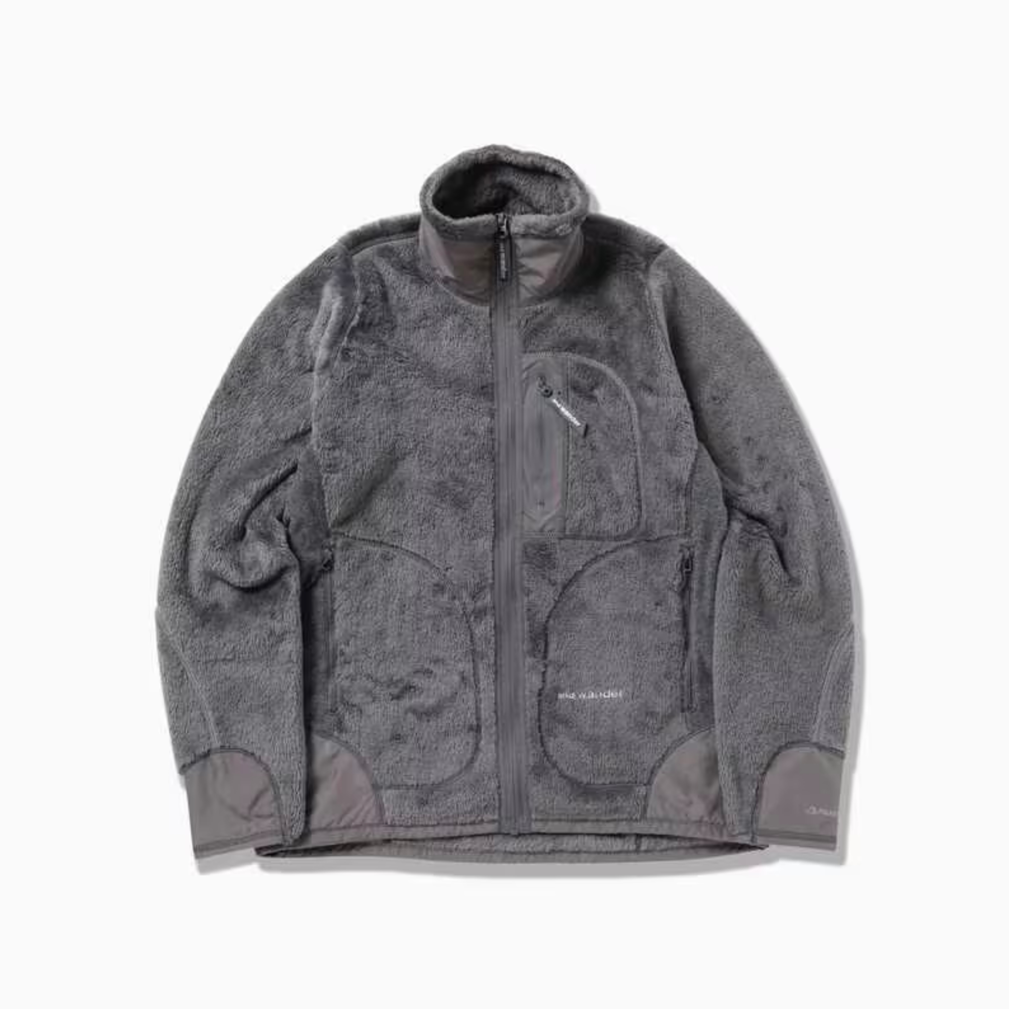 and wander - high loft fleece jacket / 2COLORS