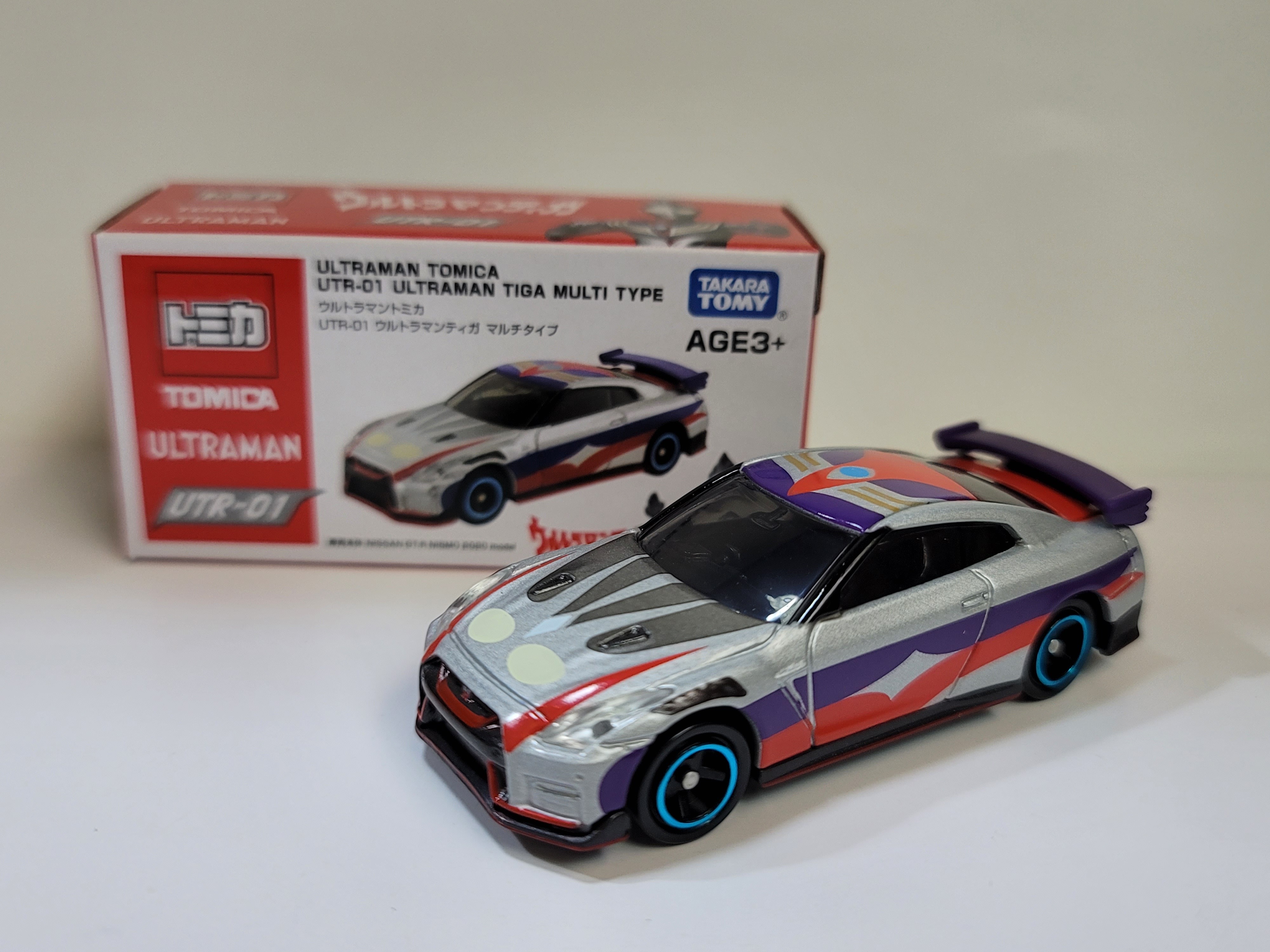 Tomica x Ultraman UTR-01 Ultraman Tiga (NISSAN GT-R NIS