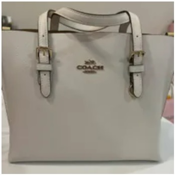[S] COACH C4084 LTH MOLLIE 25,IM/CHALK LIGHT SADDLE, 195031260568 (SCO543)