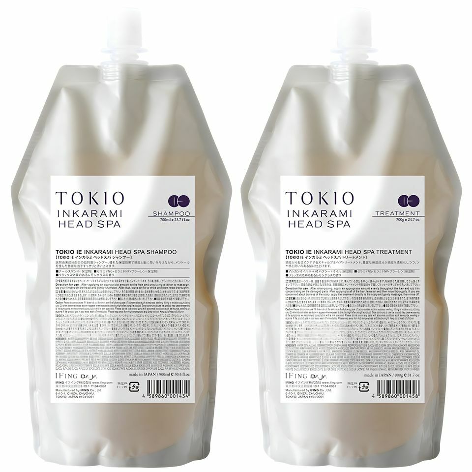 Dr.Jr. TOKIO IE Inkarami Head Spa 輕喚羽淨露凝脂洗護套裝 700ml+700