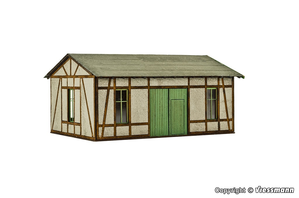 Vollmer 45640 HO scale Workshop with plaster/timber-fra