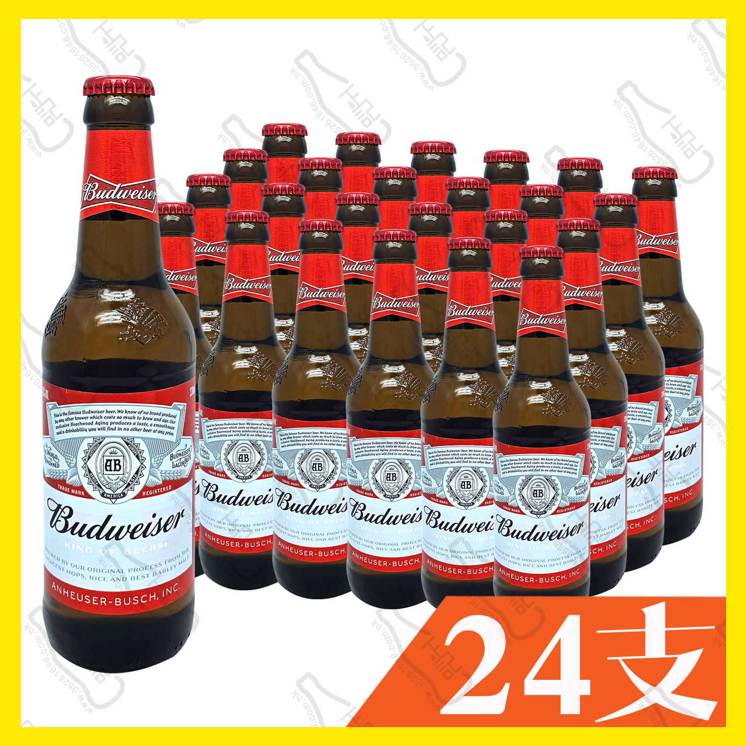 Budweiser百威啤酒 330ml x 24支