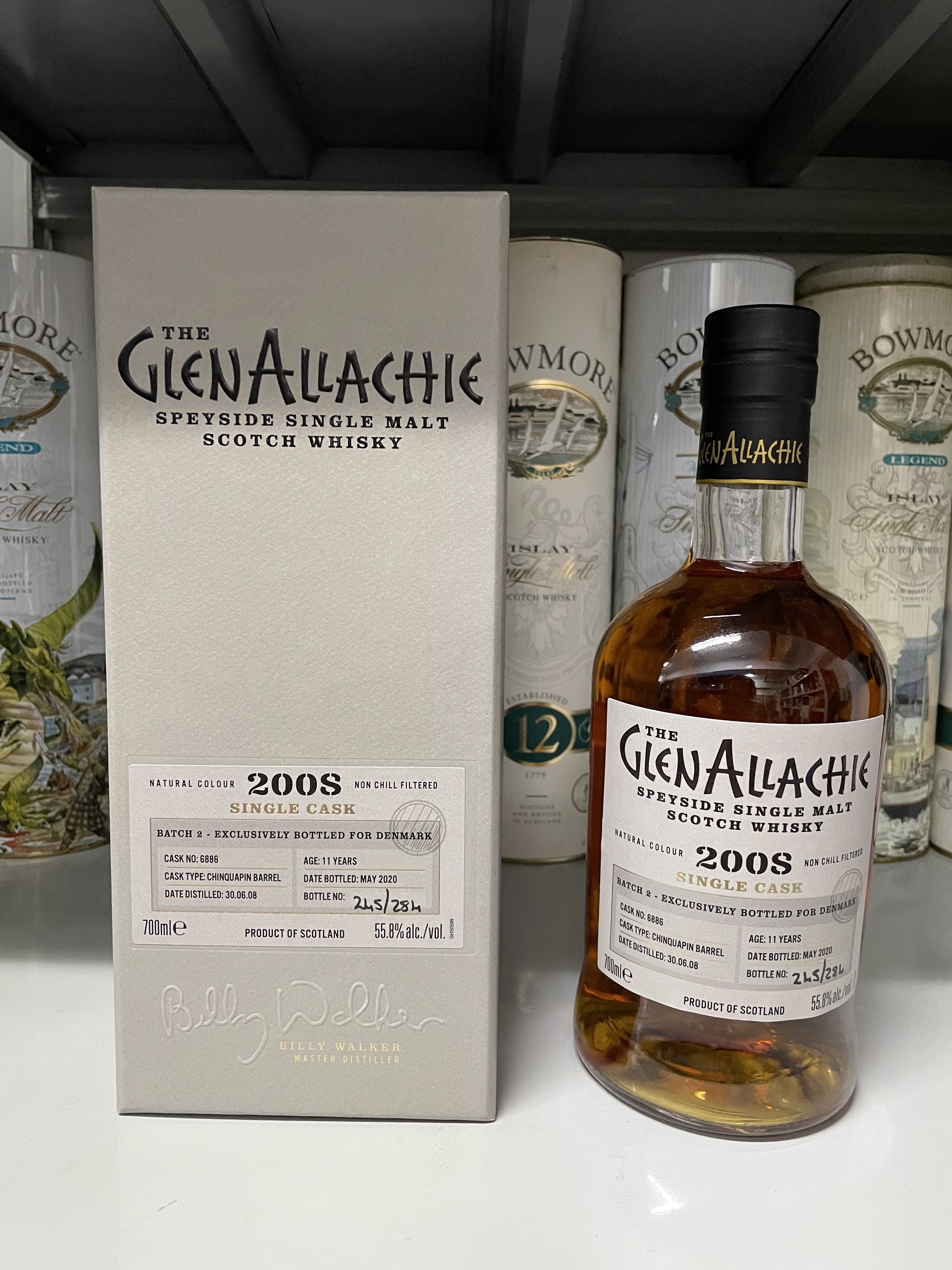 GlenAllachie 2008-2020 11 Years Single Cask #6886 Chinq