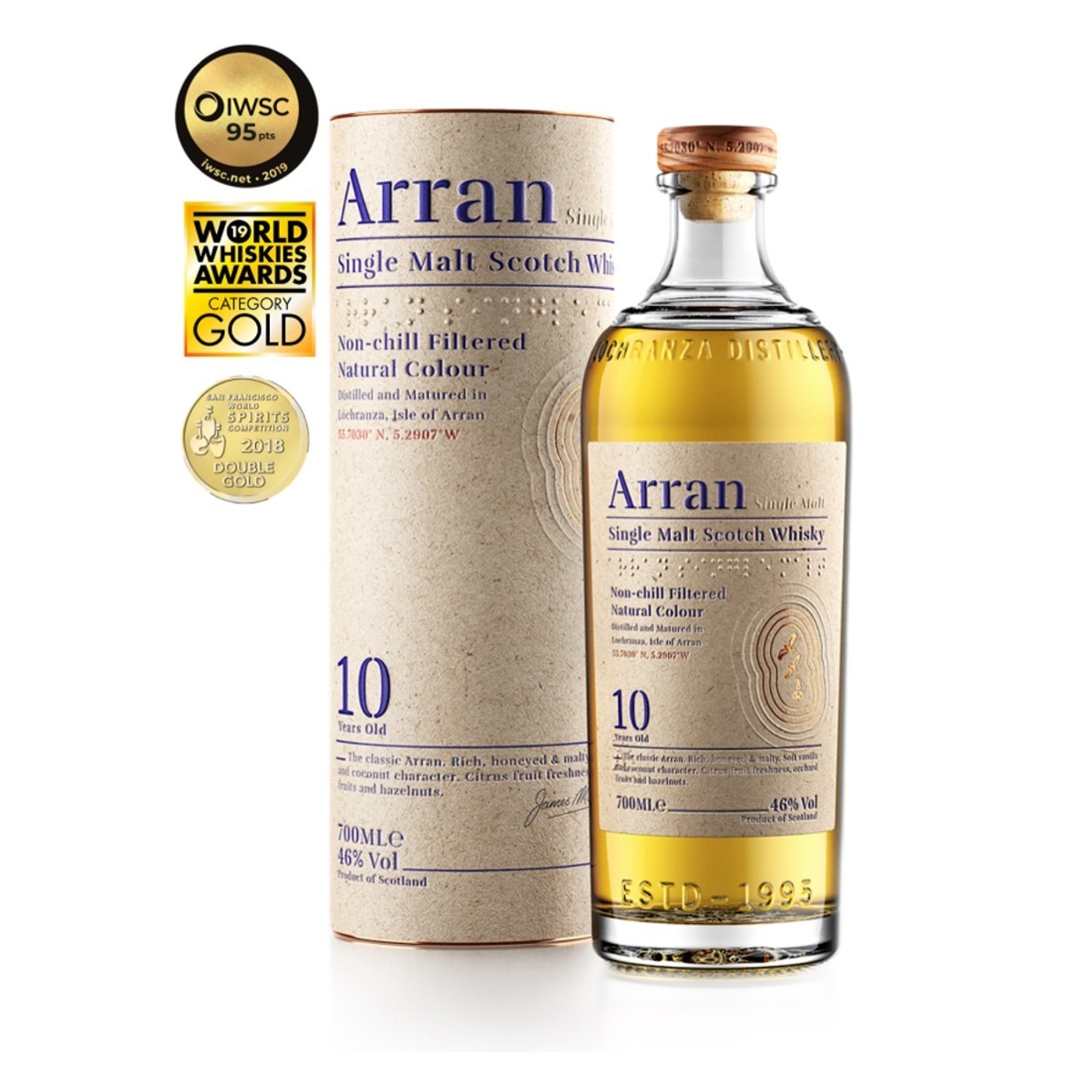 Arran 10 Years Old Single Malt Scotch Whisky