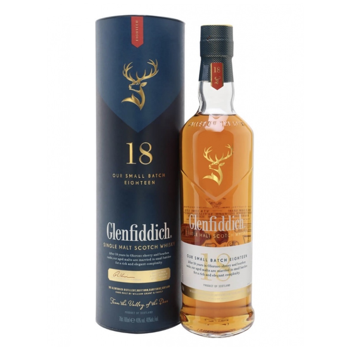 Glenfiddich 18 Years Small Batch Single Malt Scotch ...