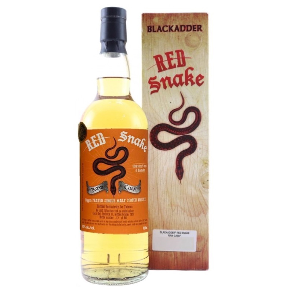Blackadder Red Snake Raw Cask Redneck 77 20ppm Peate...