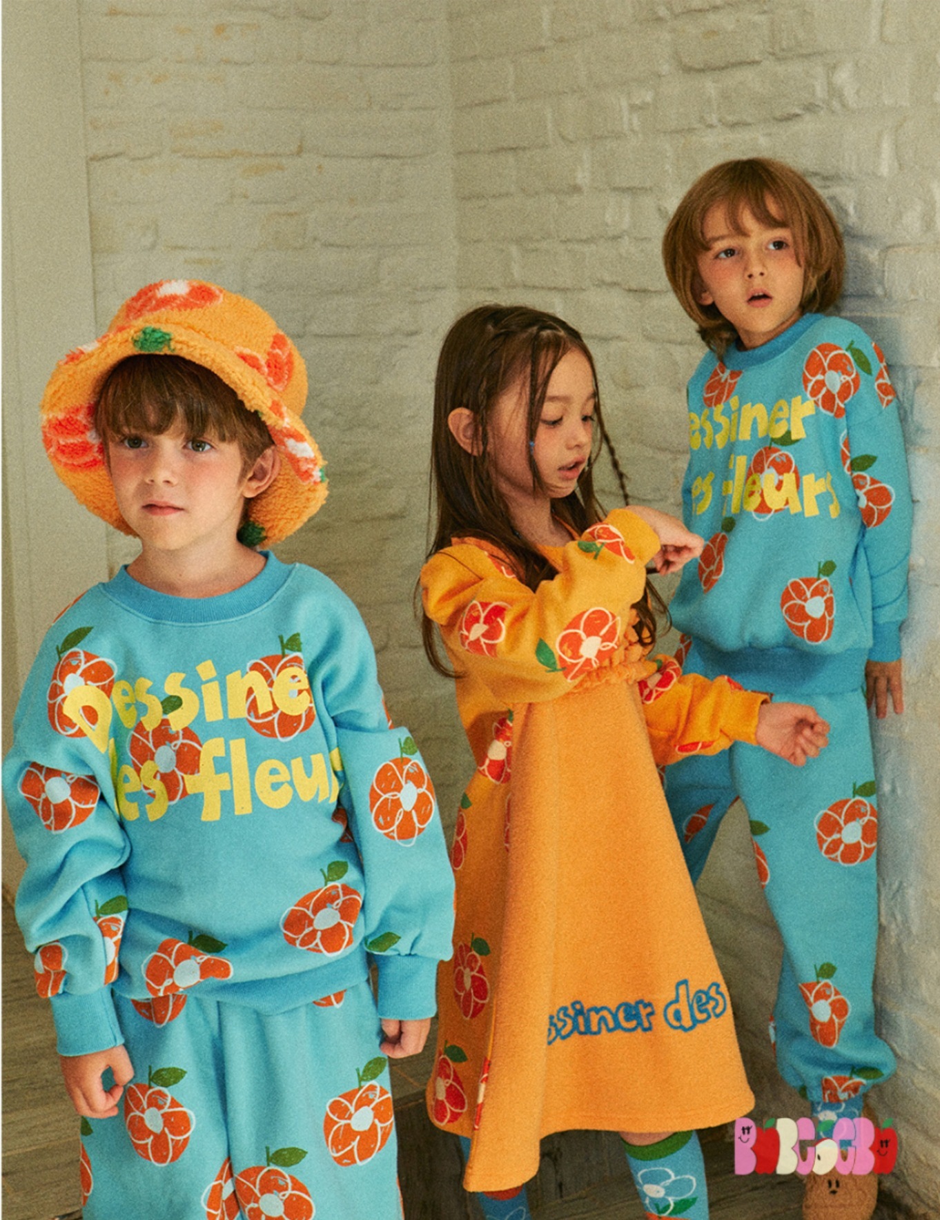 Orange Flower Set