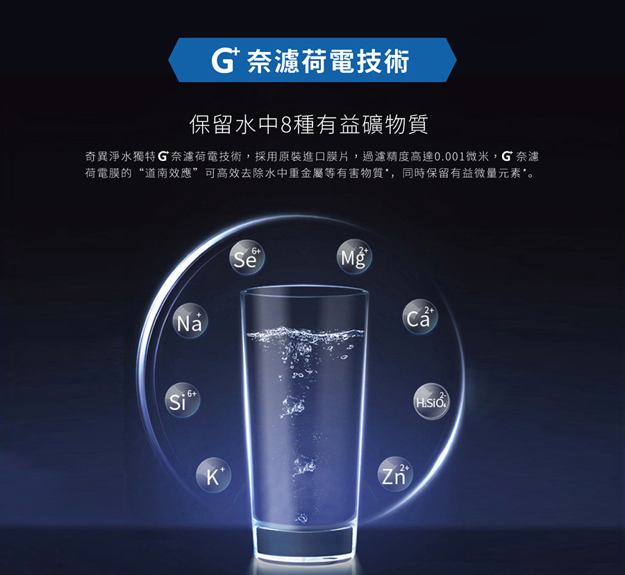 GE 奇異淨水 極光奈濾淨水器400G - 艾克米淨水