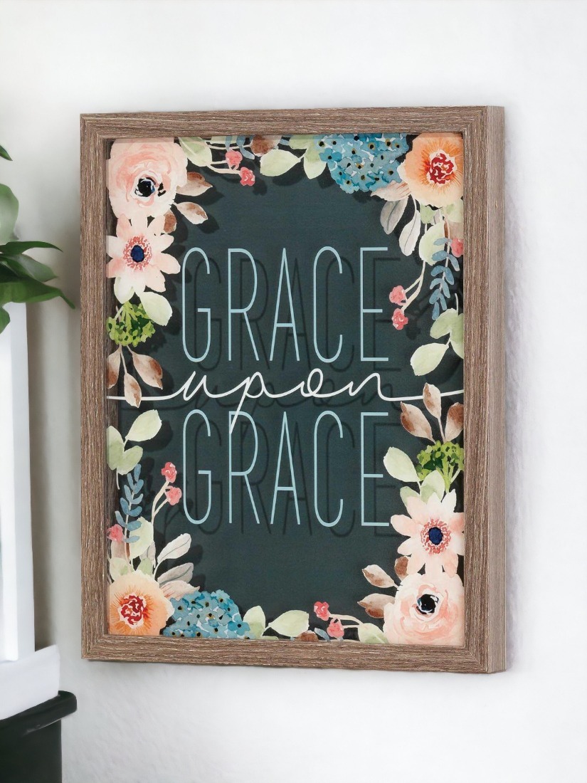 Grace upon Grace 裱框掛牆裝飾．11"x14"