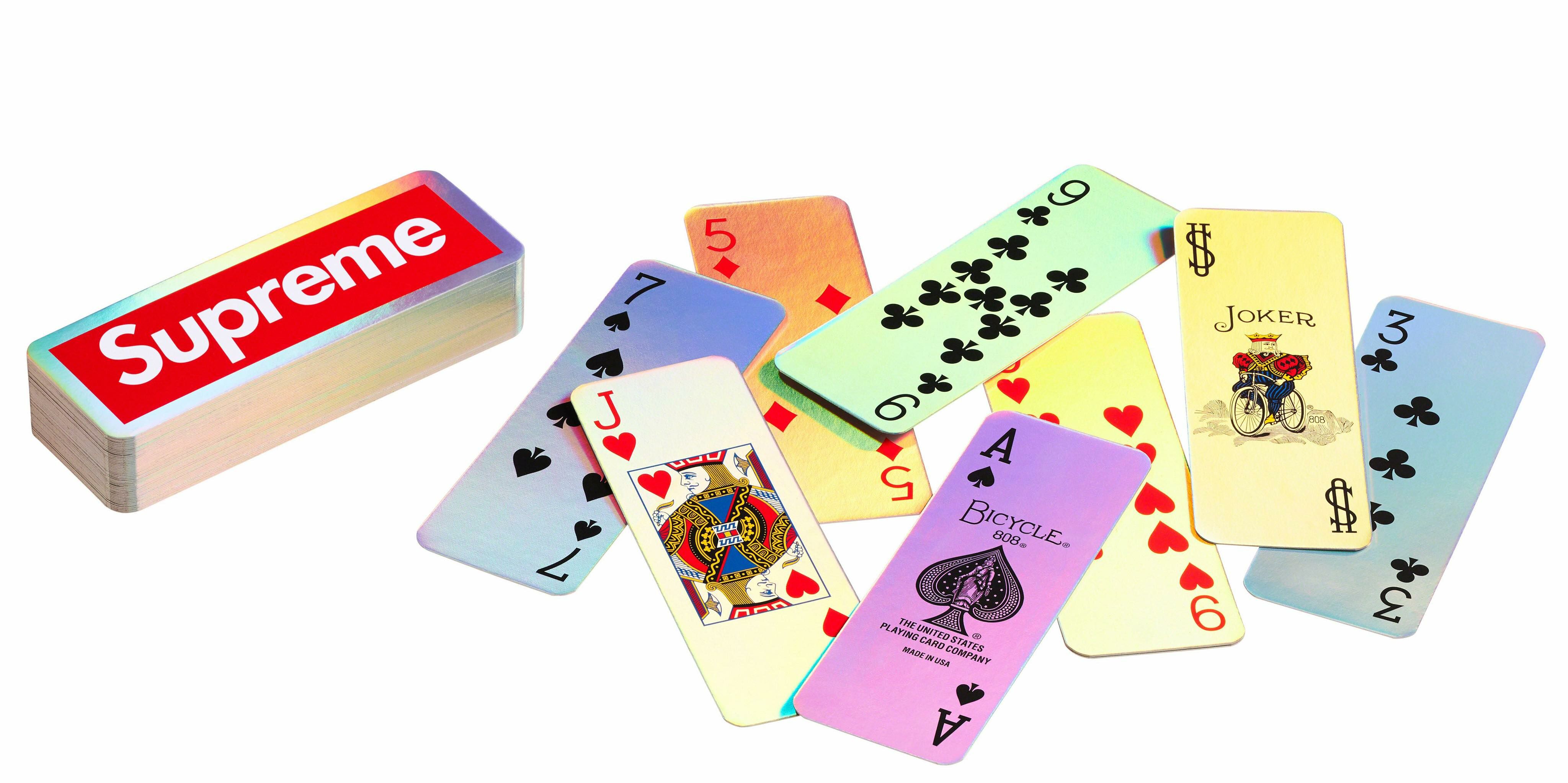 Supreme®/Bicycle® Holographic Slice Cards