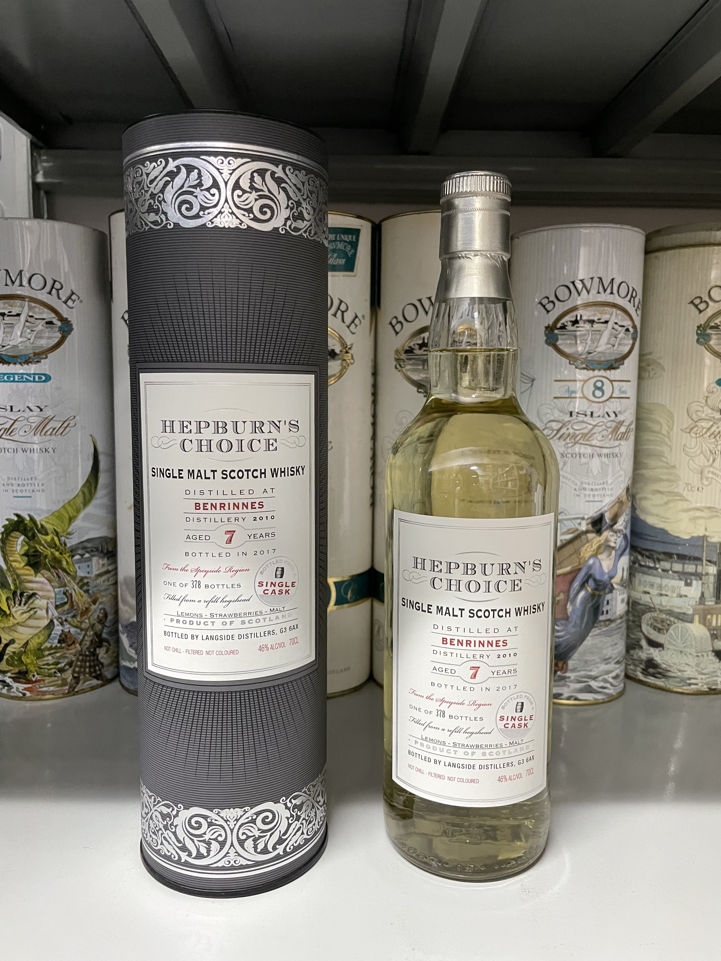 Hepburn’s Choice Benrinnes 2010-2017 7 Years Single Mal