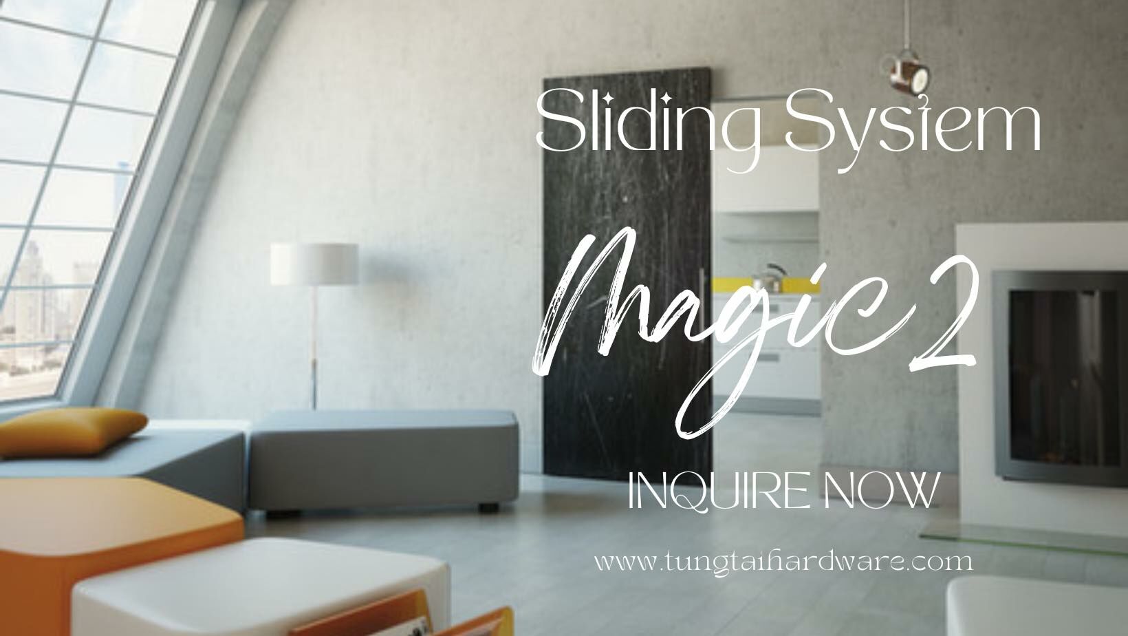 意大利 Terno Magic2 幽靈門，隱形暗藏式油壓趟門，無地軌路軌五金 | 香港東泰裝飾五金