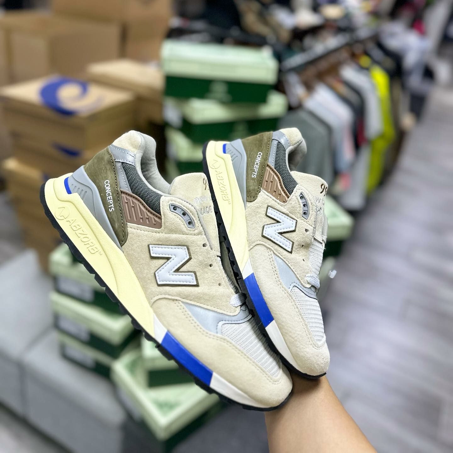 CONCEPTS X MADE IN USA NEW BALANCE 998 C-NOTE