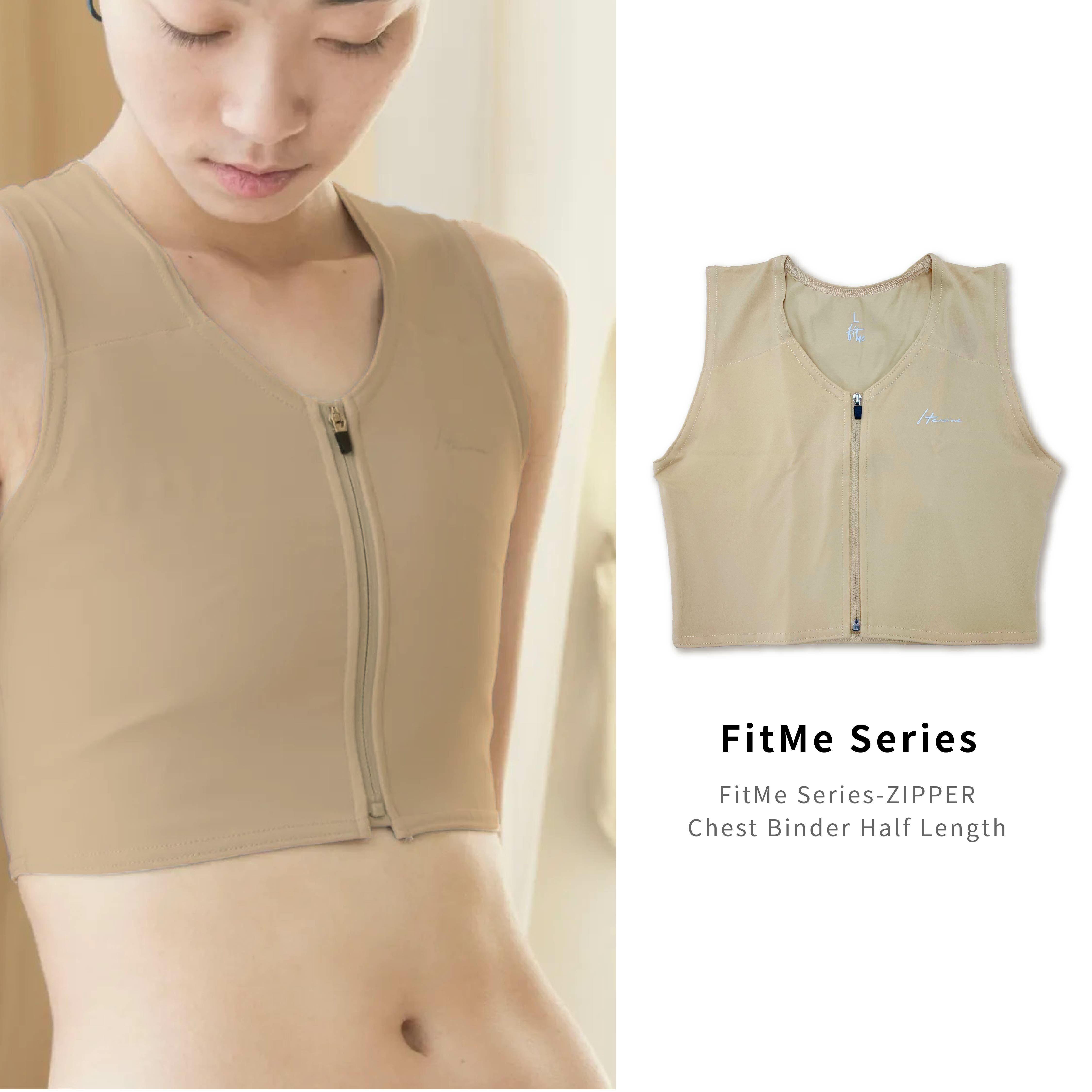 FitMe Series - Chest Binder Half Length Nude colour