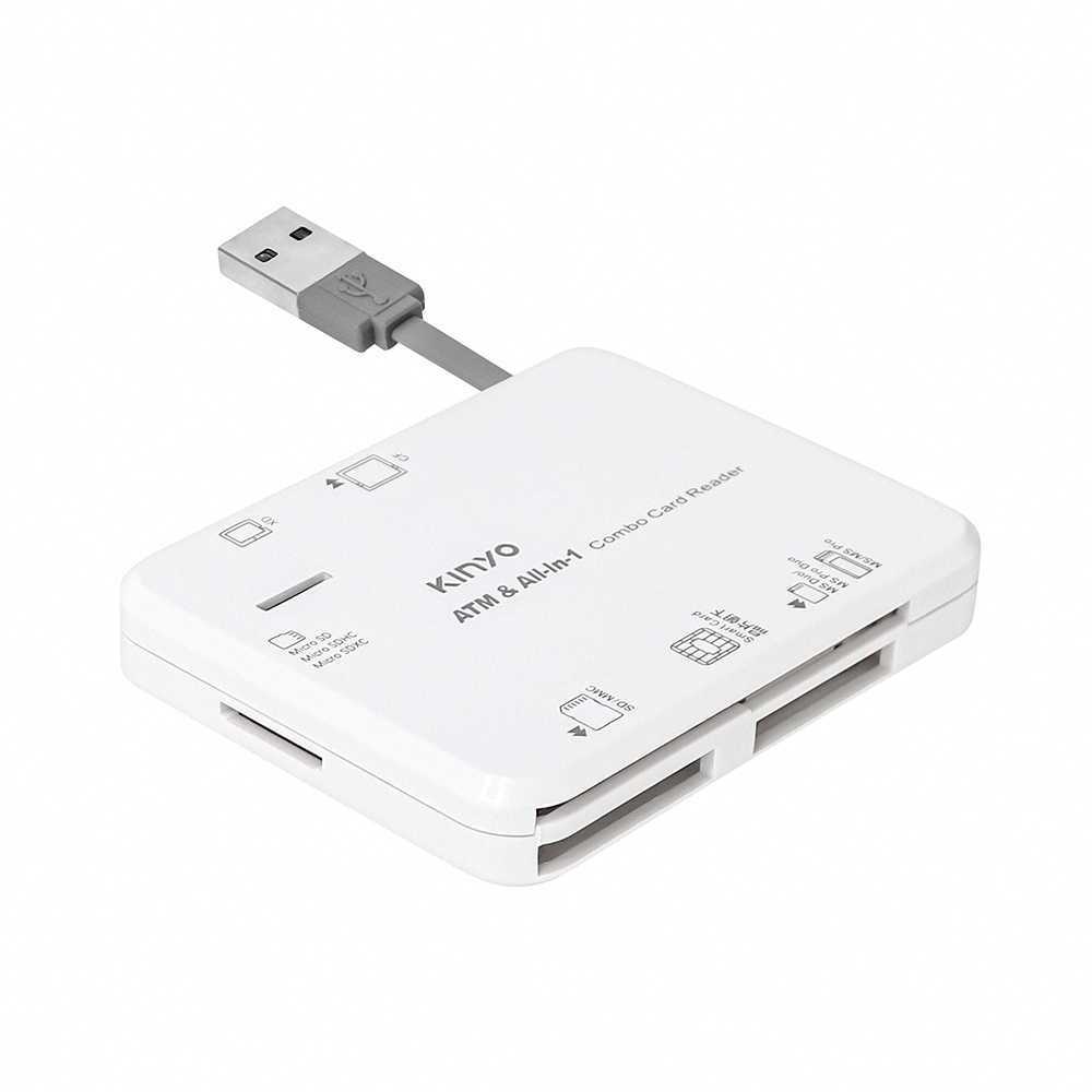 【KINYO】多合一晶片讀卡機 (KCR-6253)