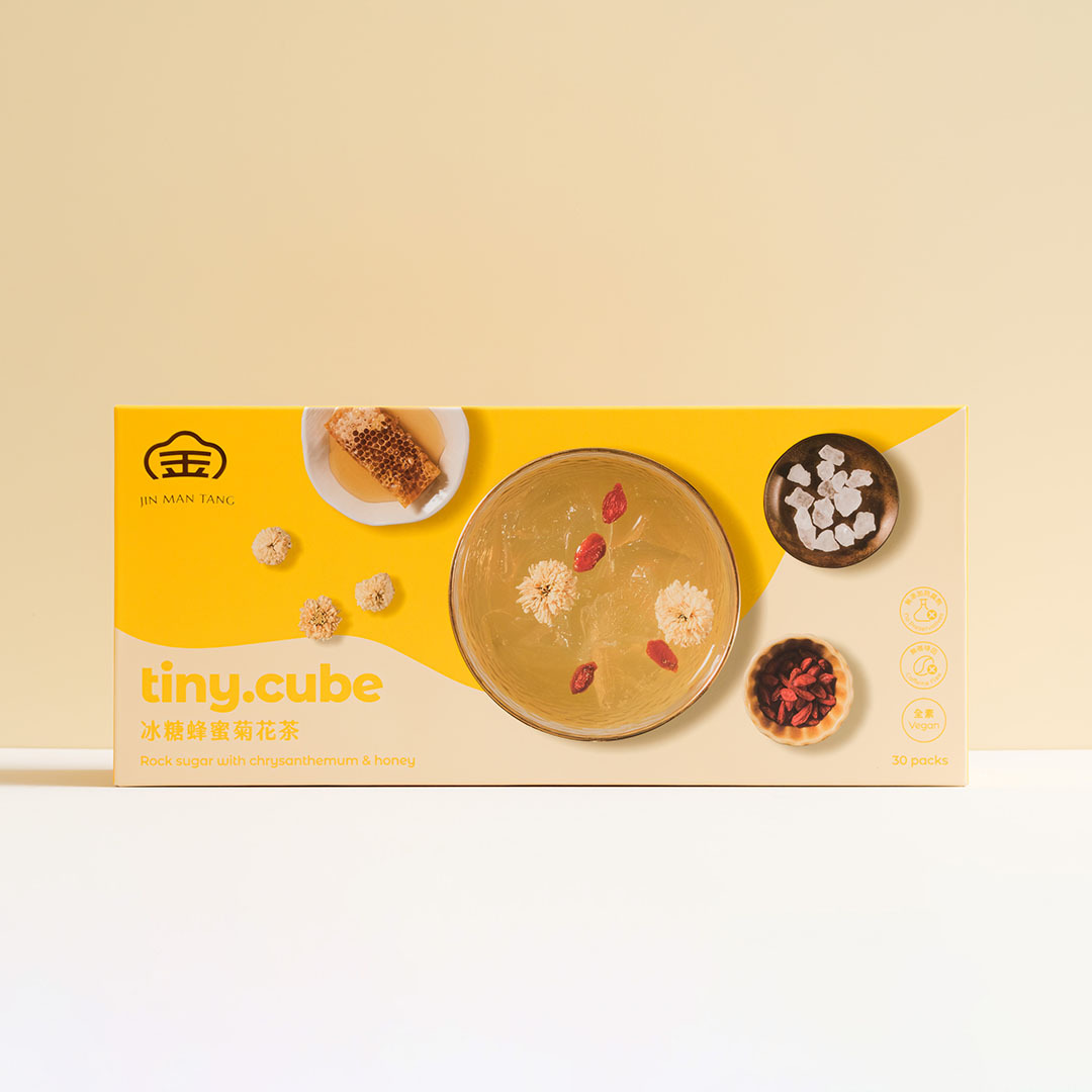 tiny.cube 冰糖蜂蜜菊花茶｜即沖即飲30秒速溶｜金滿堂黑糖飲品專賣店