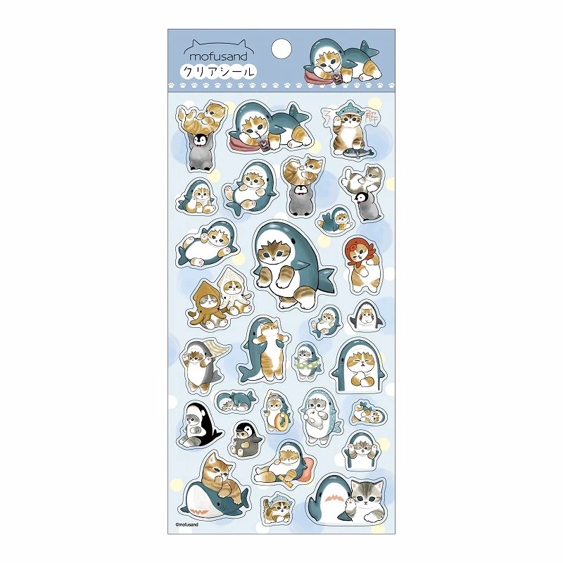 mofusand 透明貼紙