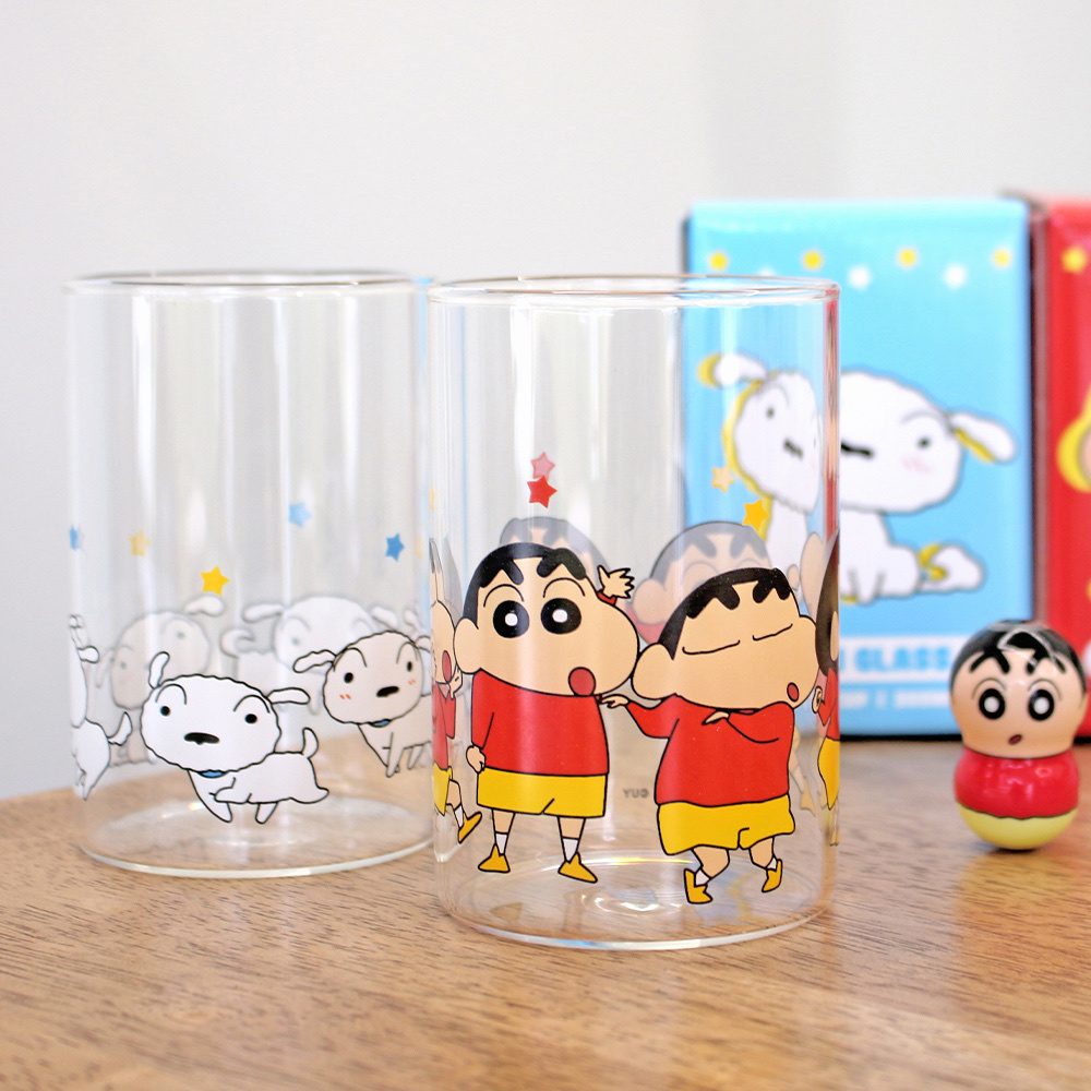 CRAYON SHIN-CHAN Retro Mini Glass Cup 蠟筆小新 迷你玻璃杯