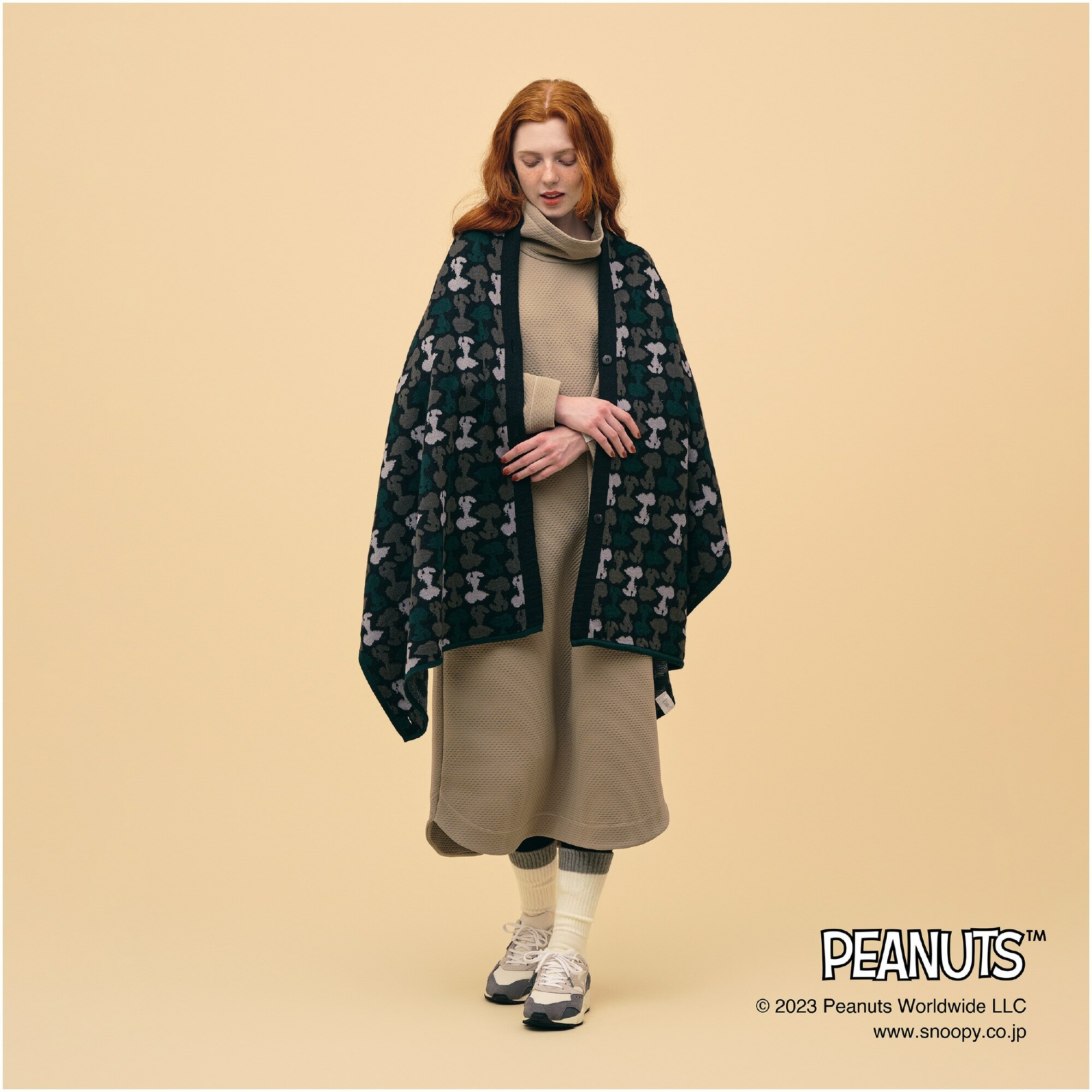 【💥日本直送】MIZUNO PEANUTS Breath Thermo Blanket Cape 保暖 發熱