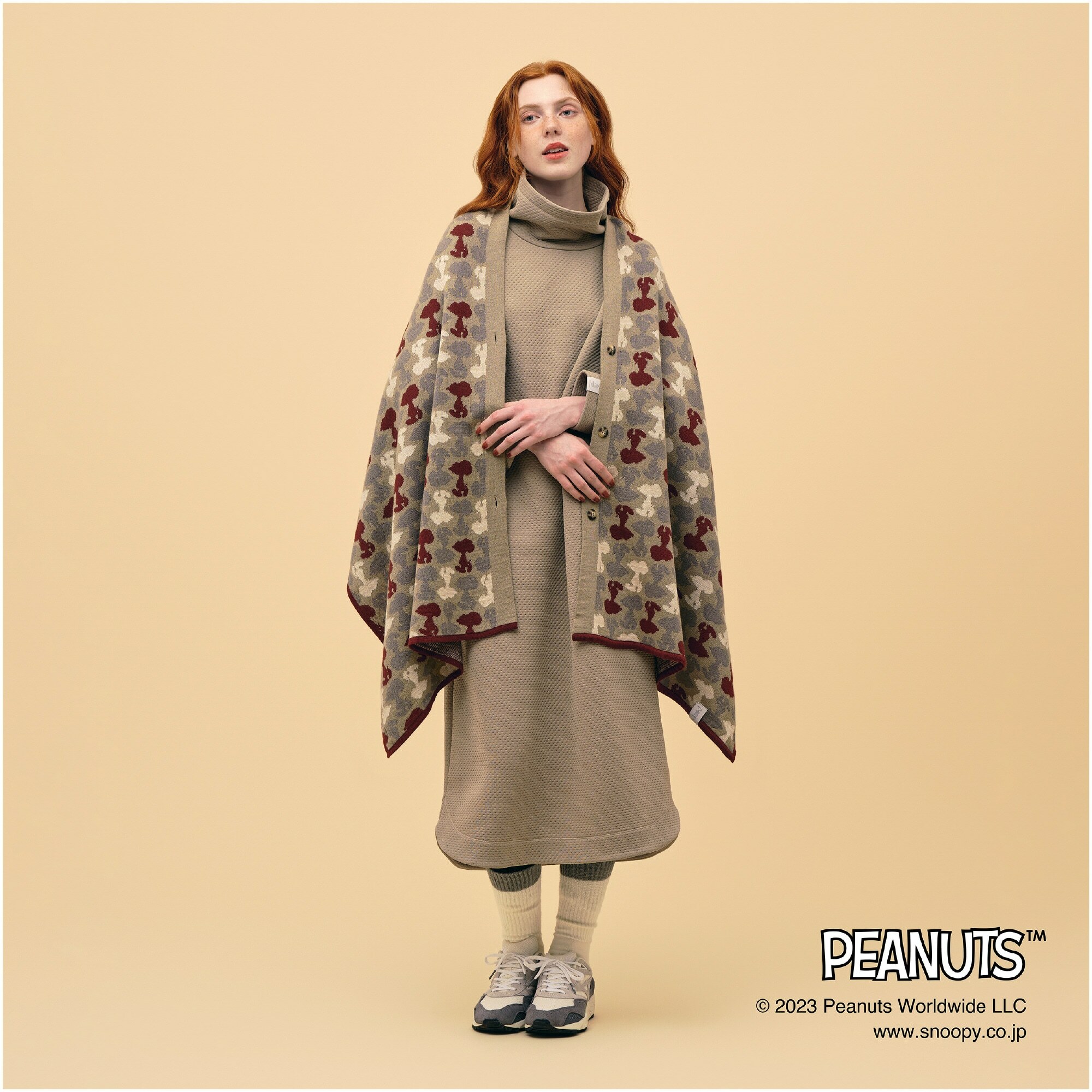 【💥日本直送】MIZUNO PEANUTS Breath Thermo Blanket Cape 保暖 發熱
