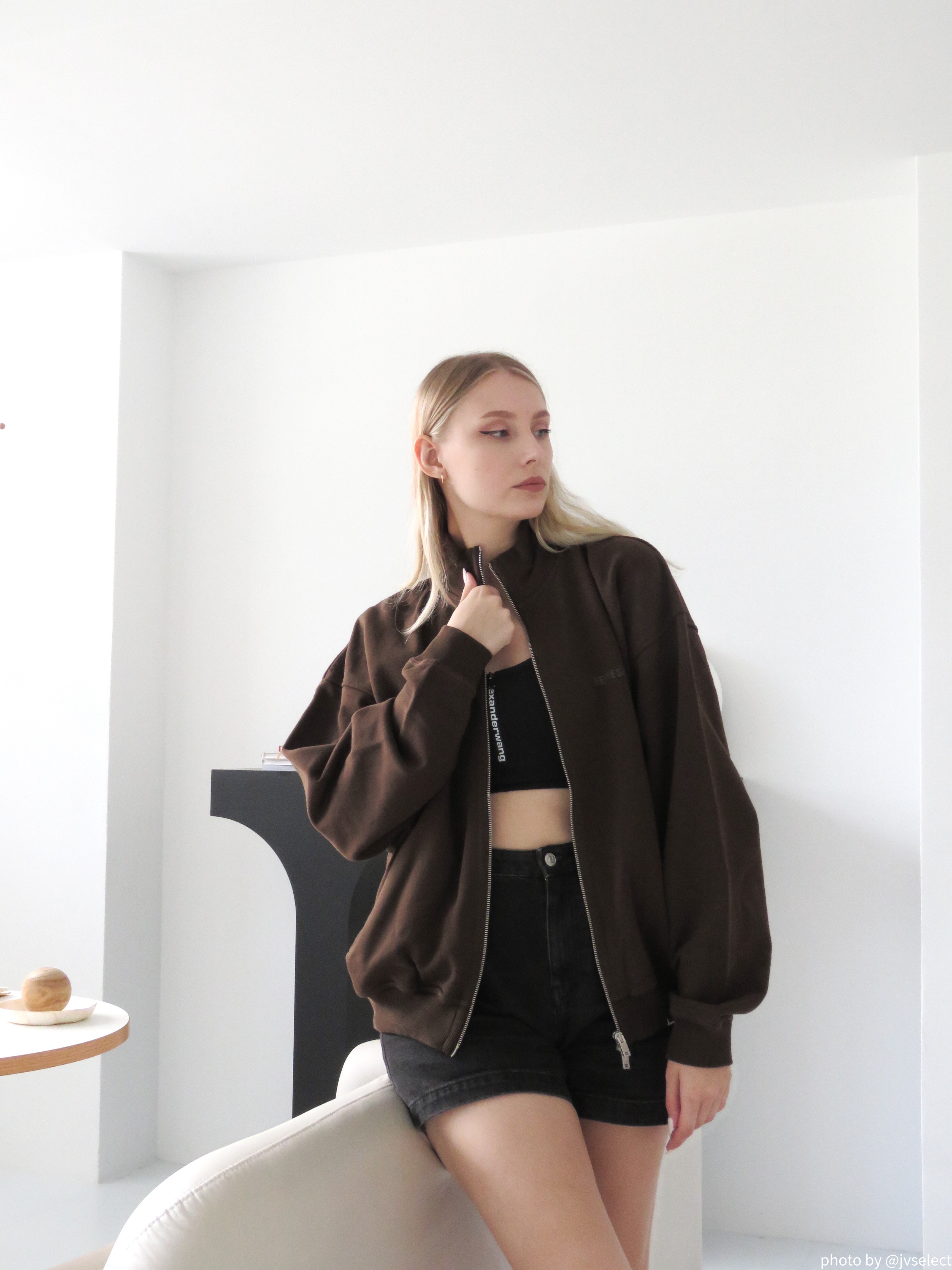 Represent Blank Track Jacket - Vintage Brown