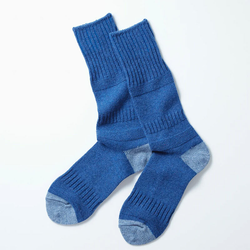 ROTOTO Guernsey Pattern Crew Socks