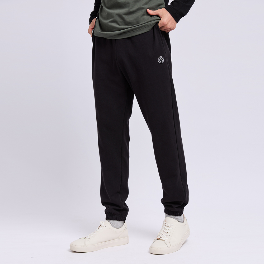 KINGO男款｜素色鬆緊束口長褲