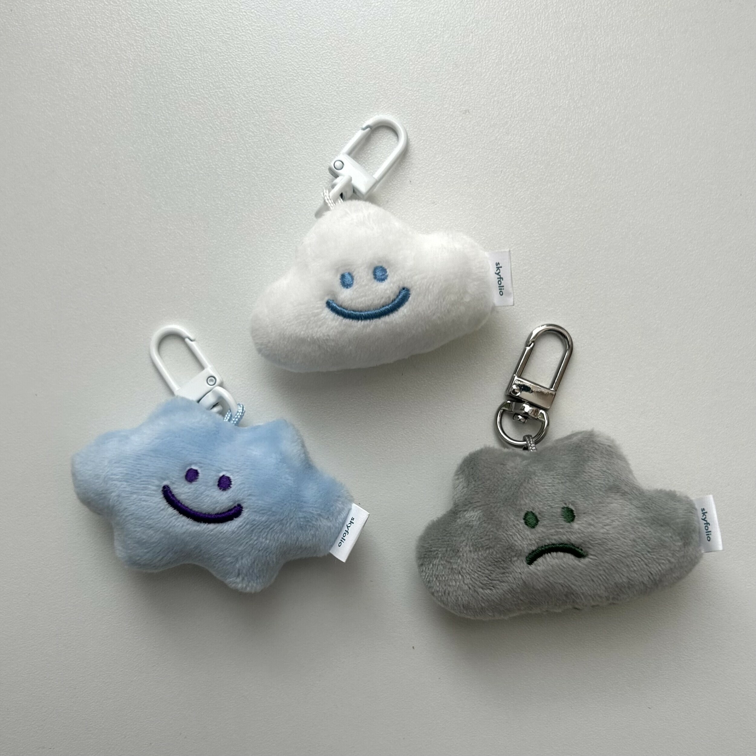 SKYFOLIO Mini Cloud Doll Keyring 迷你雲朵 公仔鎖匙扣 (3款)