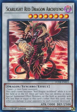 DUDE-EN013 Scarlight Red Dragon Archfiend