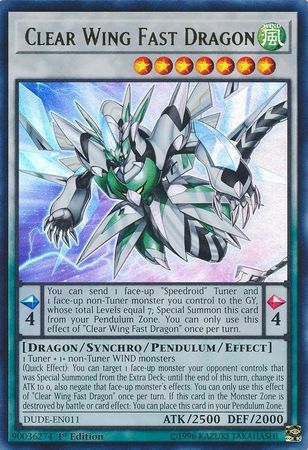 DUDE-EN011 Clear Wing Fast Dragon