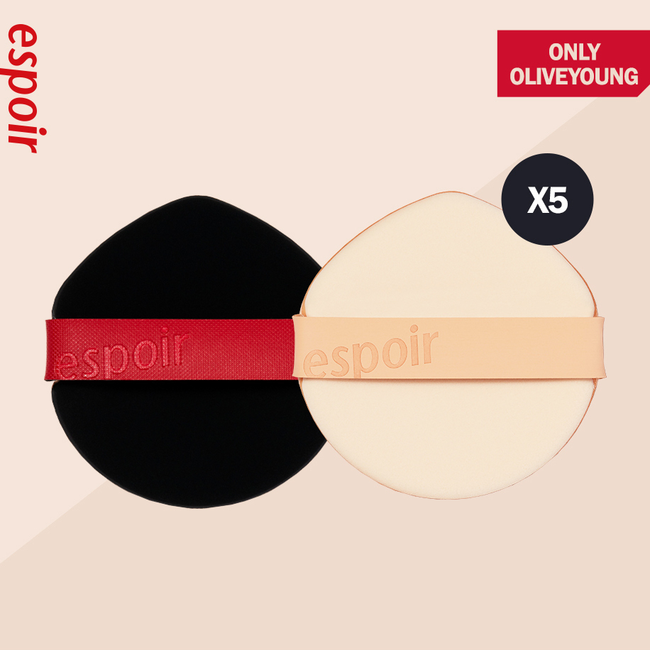 現貨｜Espoir Be Glow / Be Velvet Air Puff 氣墊粉撲五片裝