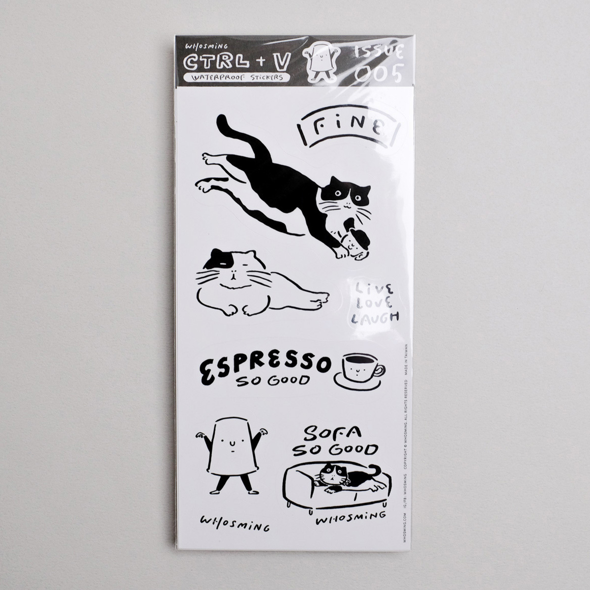 WHOSMiNG．「CTRL+V」ISSUE 005｜貼紙