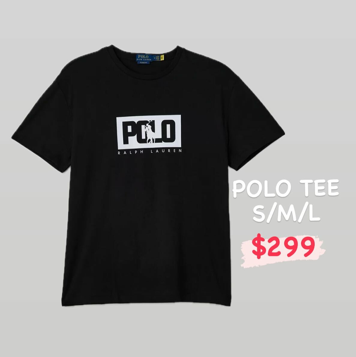 POLO RALPH LAUREN BOX LOGO TEE