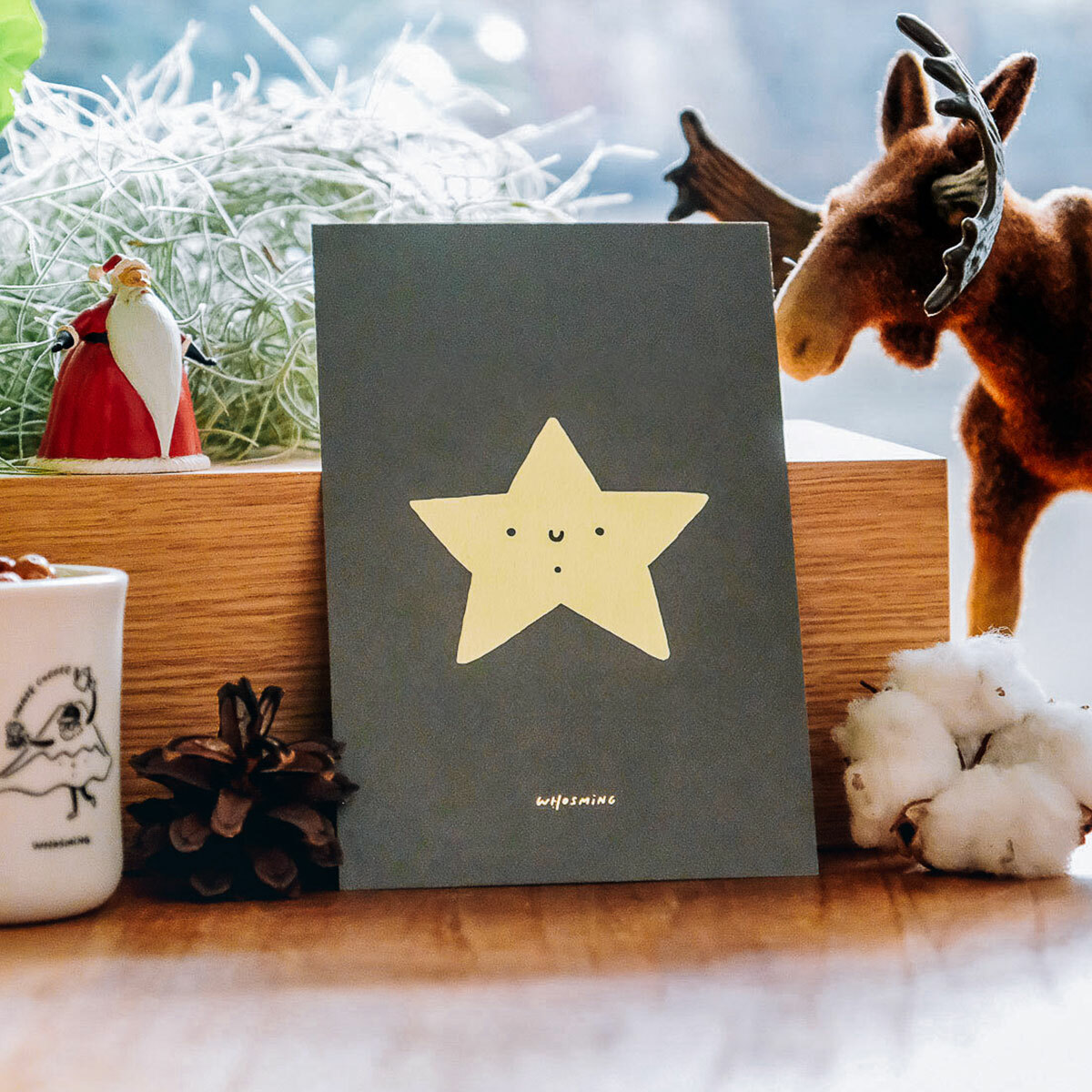 WHOSMiNG明信片 -「SHINY STAR」