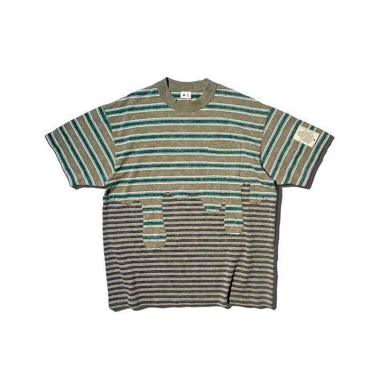 Club stubborn-The Water Tee - Stripe Green