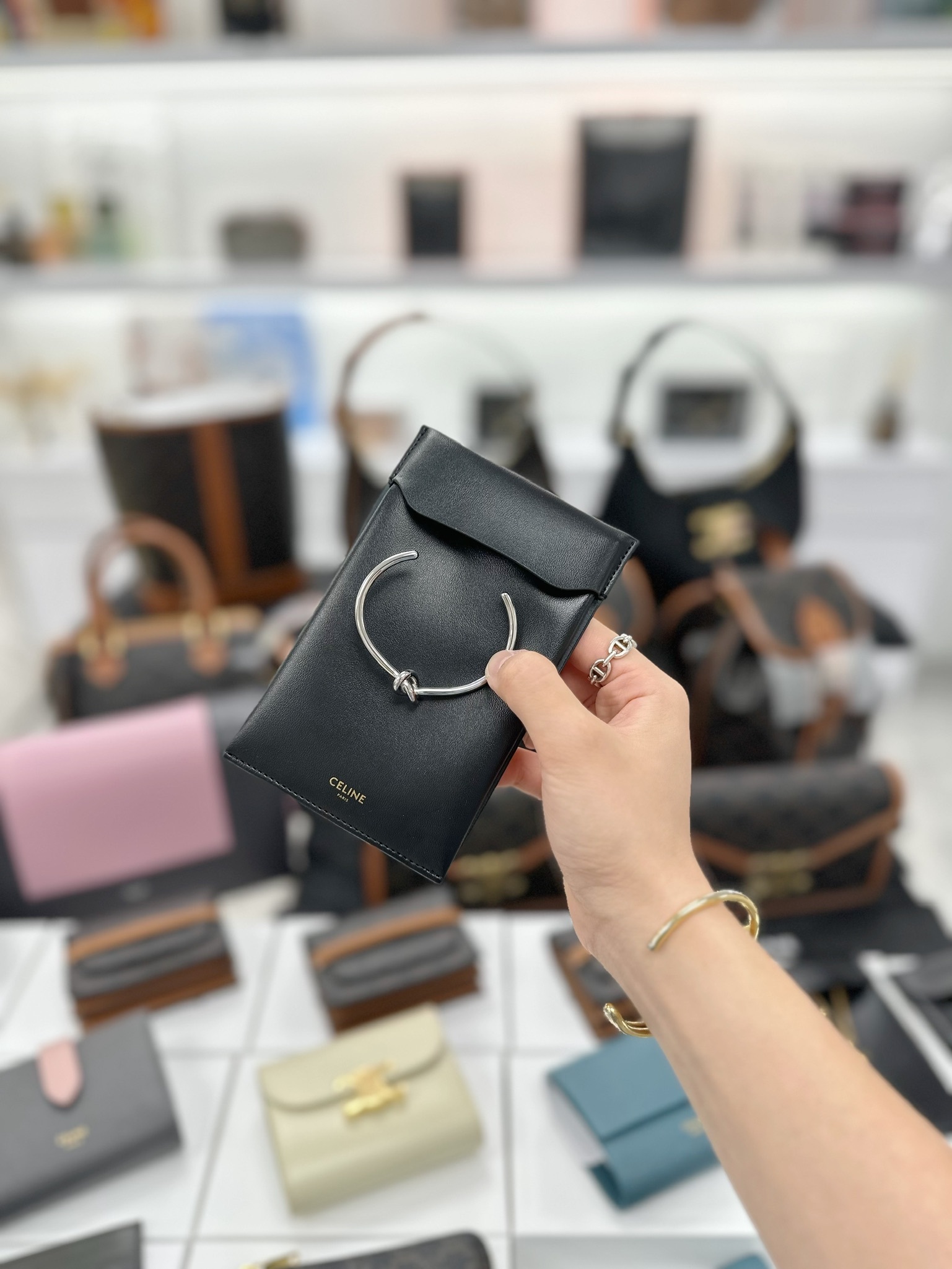 Celine Knot Extra Thin Bracelet