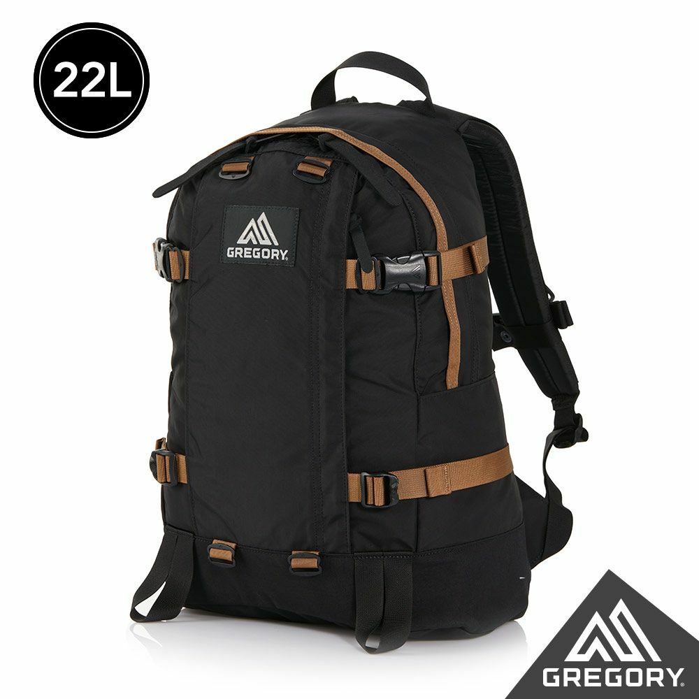 Gregory 22L ALL DAY V2.1 後背包 黑/棕色 #131365