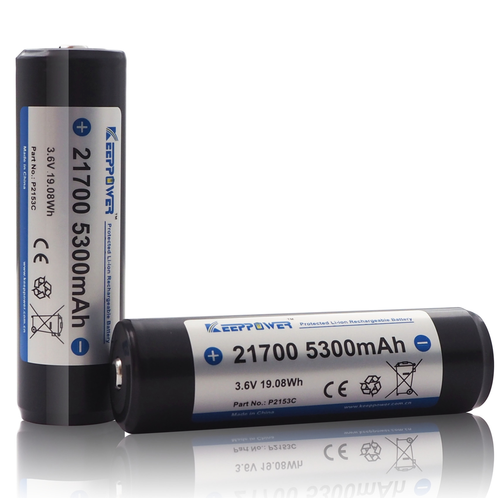 Keeppower P2153C 21700 5300mAh 3.6v 10A 鋰電池